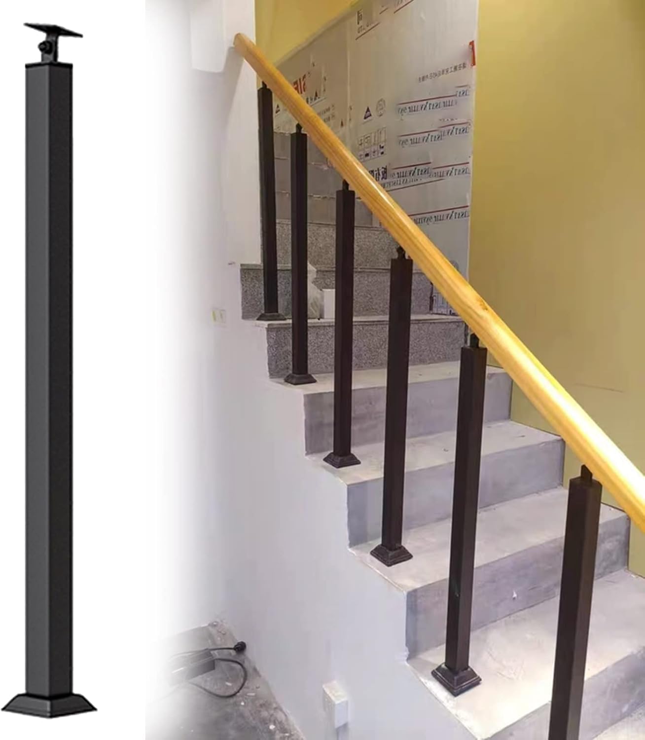 Amazon.com: Black Balusters for Staircase Interior, 75/85/90/95 Cm Tall ...