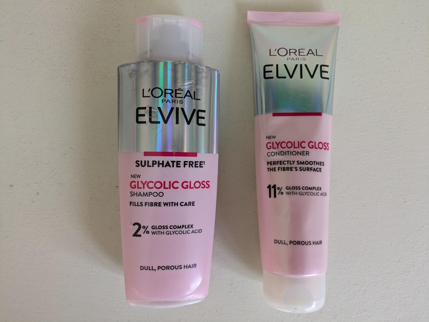 L'Oréal Paris Elvive Glycolic Gloss Shampoo, Conditioner and Rinse-Off ...