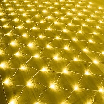 Large Net Fairy String Lights, LED Fishing Net Light, with 8 Light ...