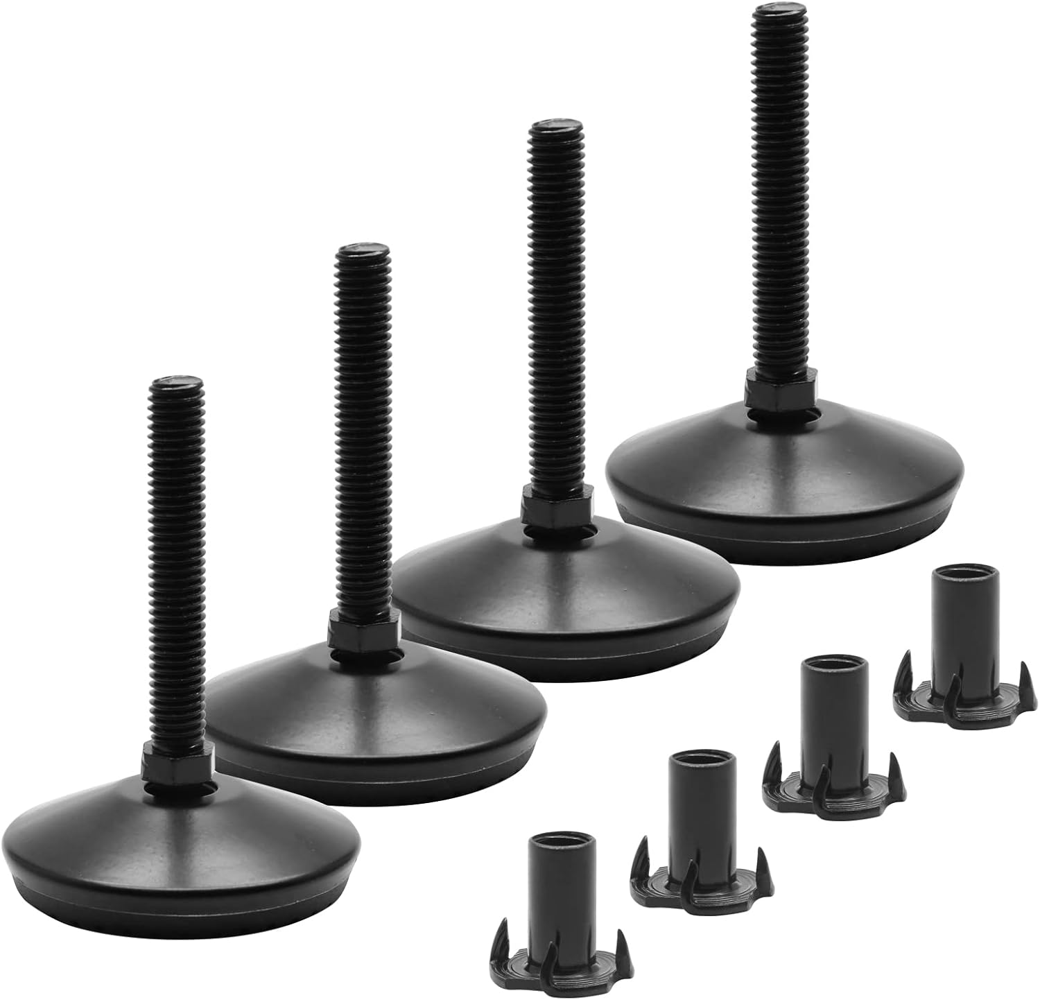 Amazon.com: Lanzeuta 4pcs M8 Swivel Leveling Feet, Adjustable Leg ...
