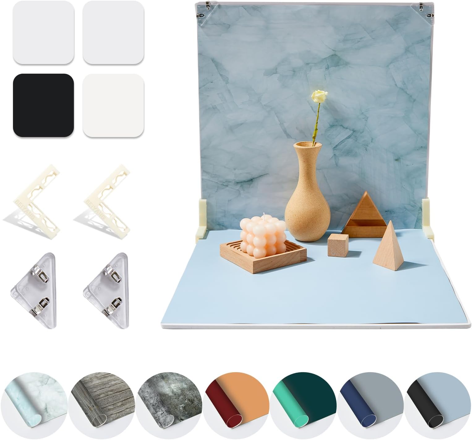 Amazon.com : 8PCS 16PCS Product Food Photography Background Paper with ...