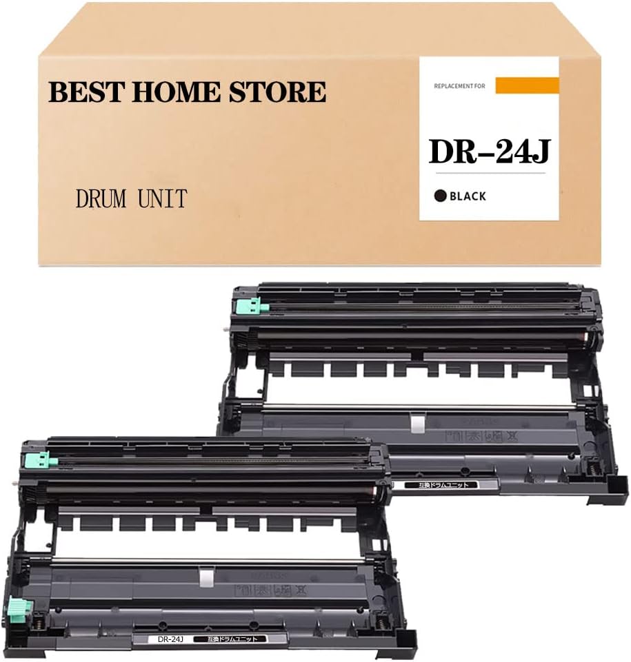 Amazon.co.jp: ブラザー 用 DR-24J 互換ドラムユニット DR-24J互換ドラム 黒2本 大容量 個別包装 残量表示 TN-29J トナー用 対応機種 ：MFC ...