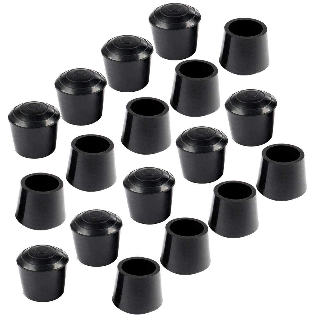 uxcell 18pcs Chair Leg Tips Caps 30mm 1 1/8 Inch Anti Slip Rubber ...