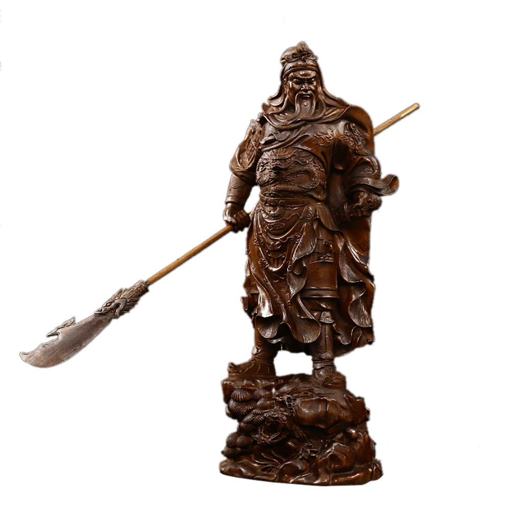 Buy Wood carving Buddha statue Kanko Kanto figurine Majesty Jinja ...