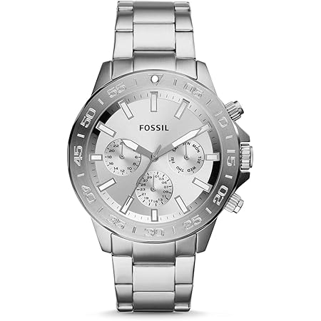 Fossil Fenmore BQ2401 - Reloj multifunción de acero inoxidable : Amazon ...