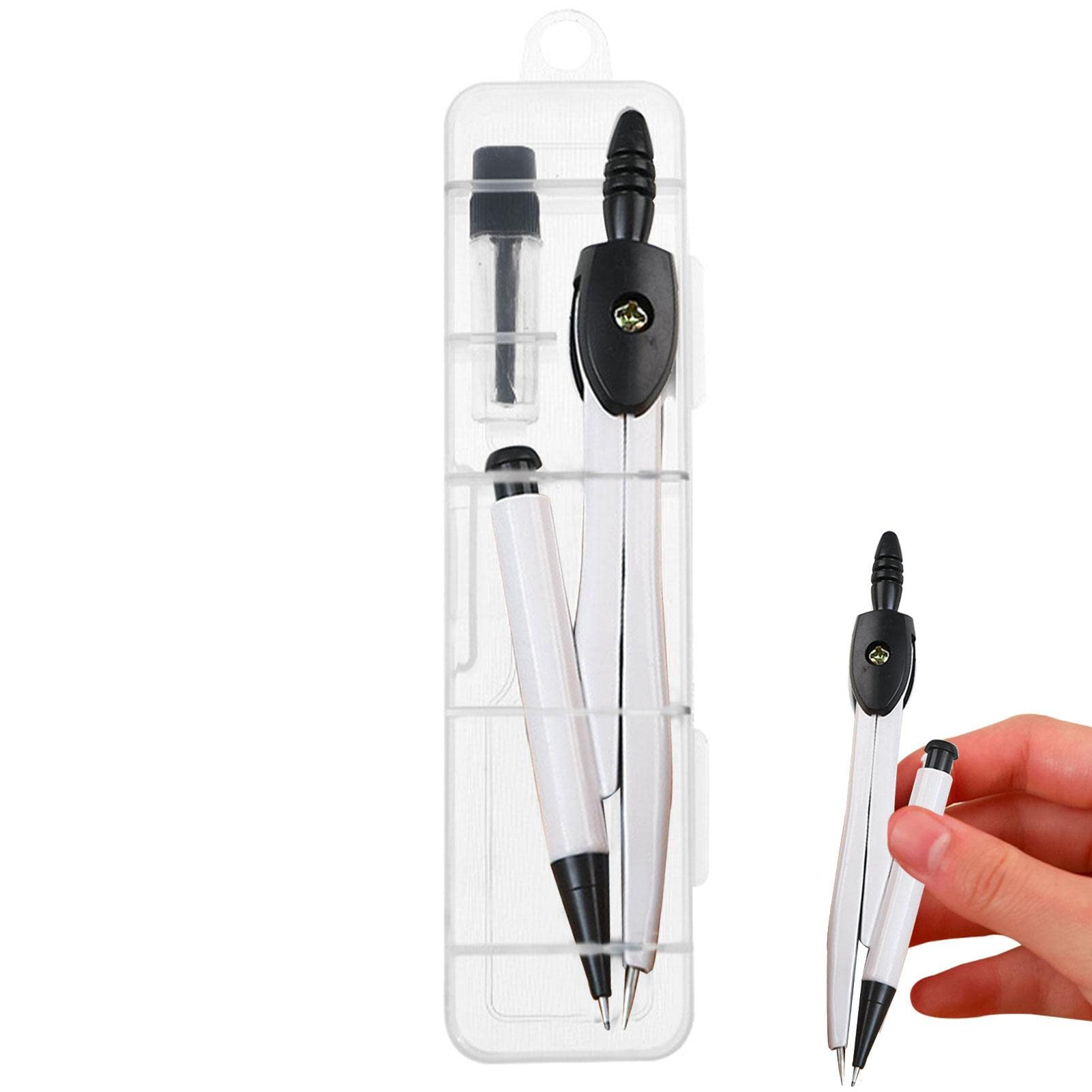 Maciun Drafting Compass Set | Drawing Metal Compass,Portable Compass ...