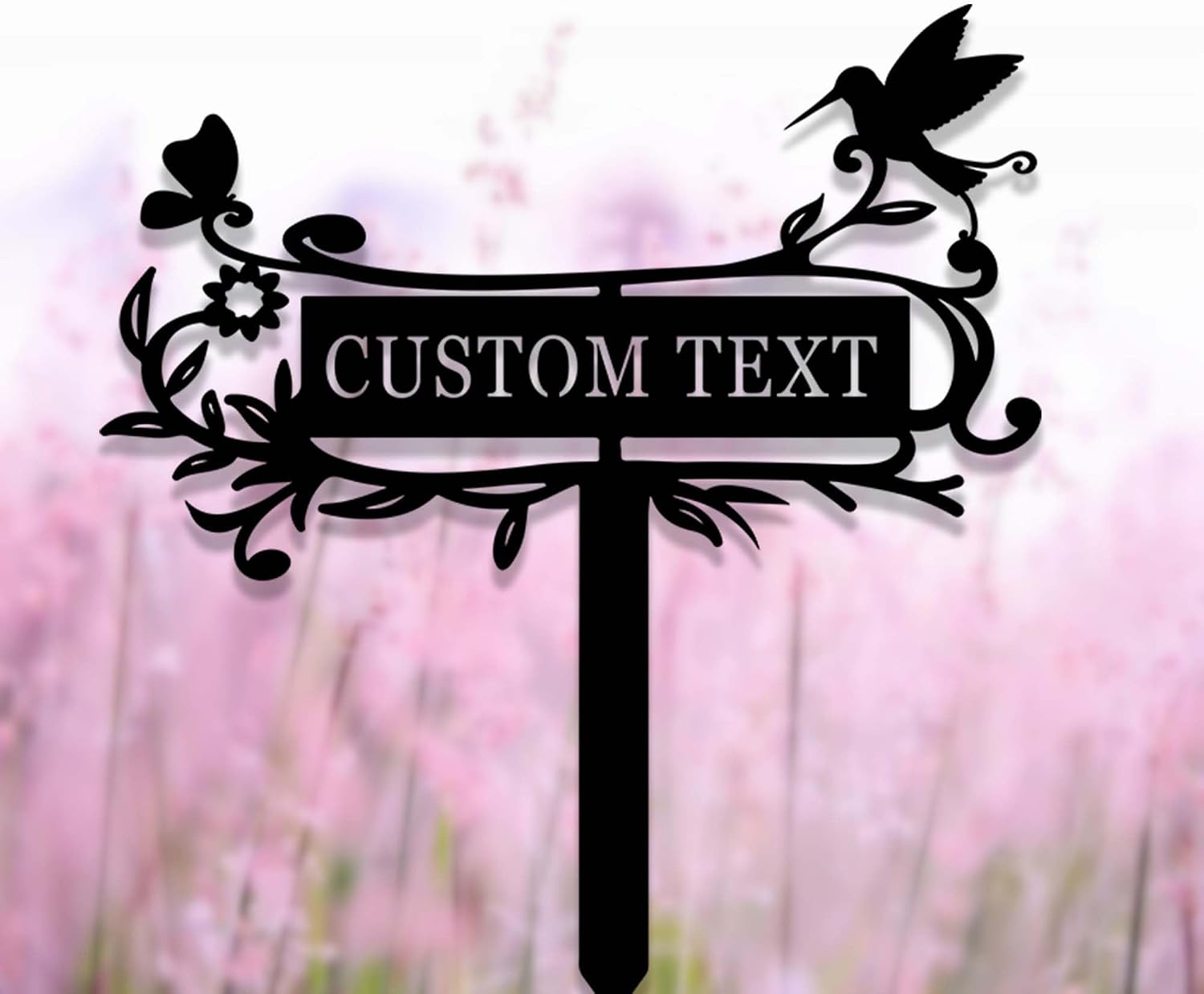 Amazon.com: Hyobeswe Custom Metal Garden Sign With Stake Bird ...