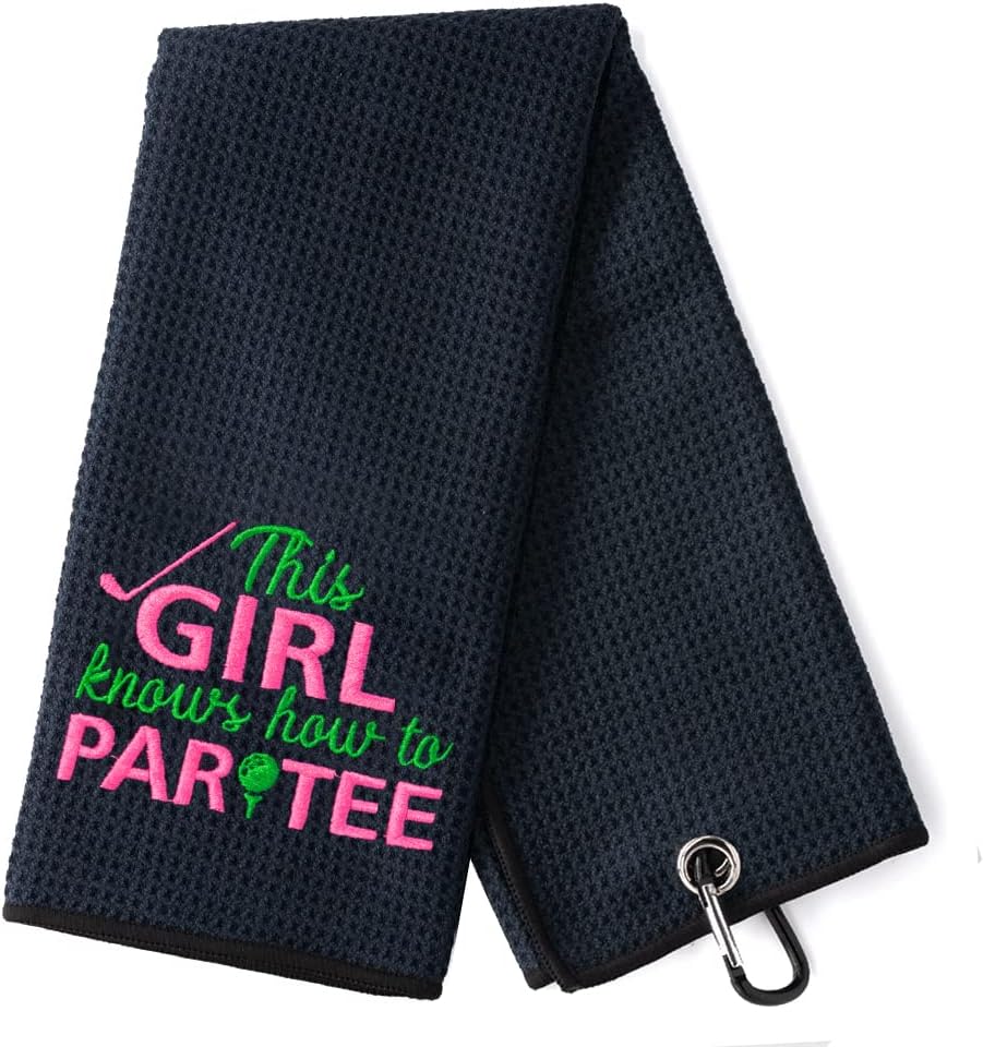 Amazon.com: VERSRH 3 Packs Funny Golf Towels, Embroidered Golf Towels ...
