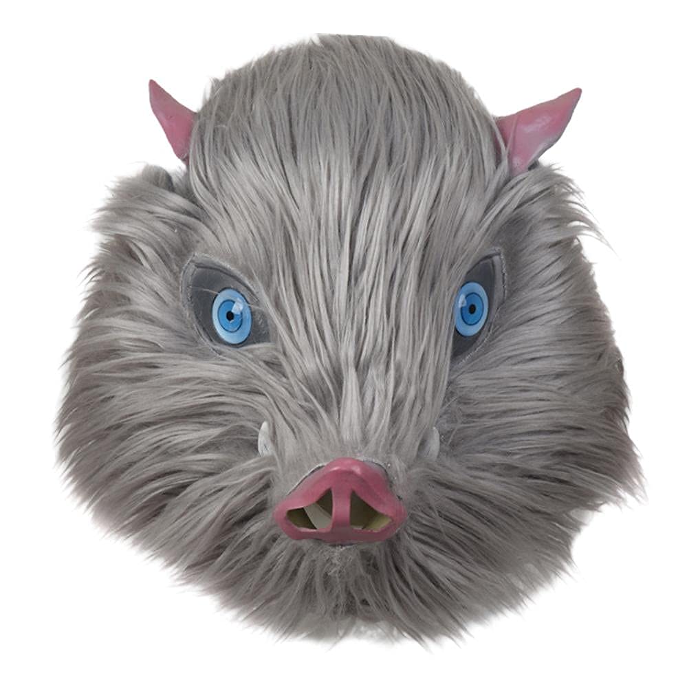 Inosuke Hashibira Mask Demon Slayer Mask Anime Latex Helmet Demon ...