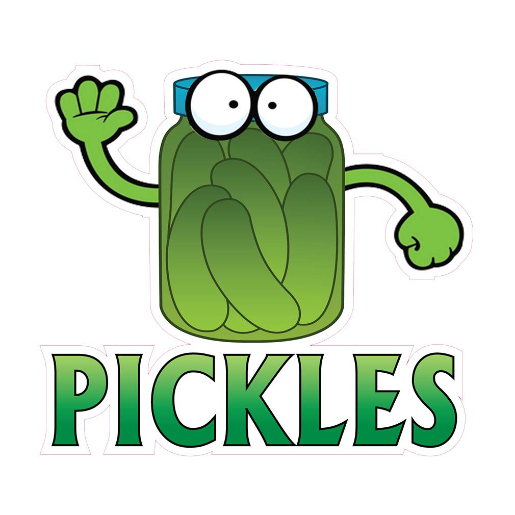 Buy Die-Cut Sticker Multiple Sizes Pickles Style G Restaurant & Food ...