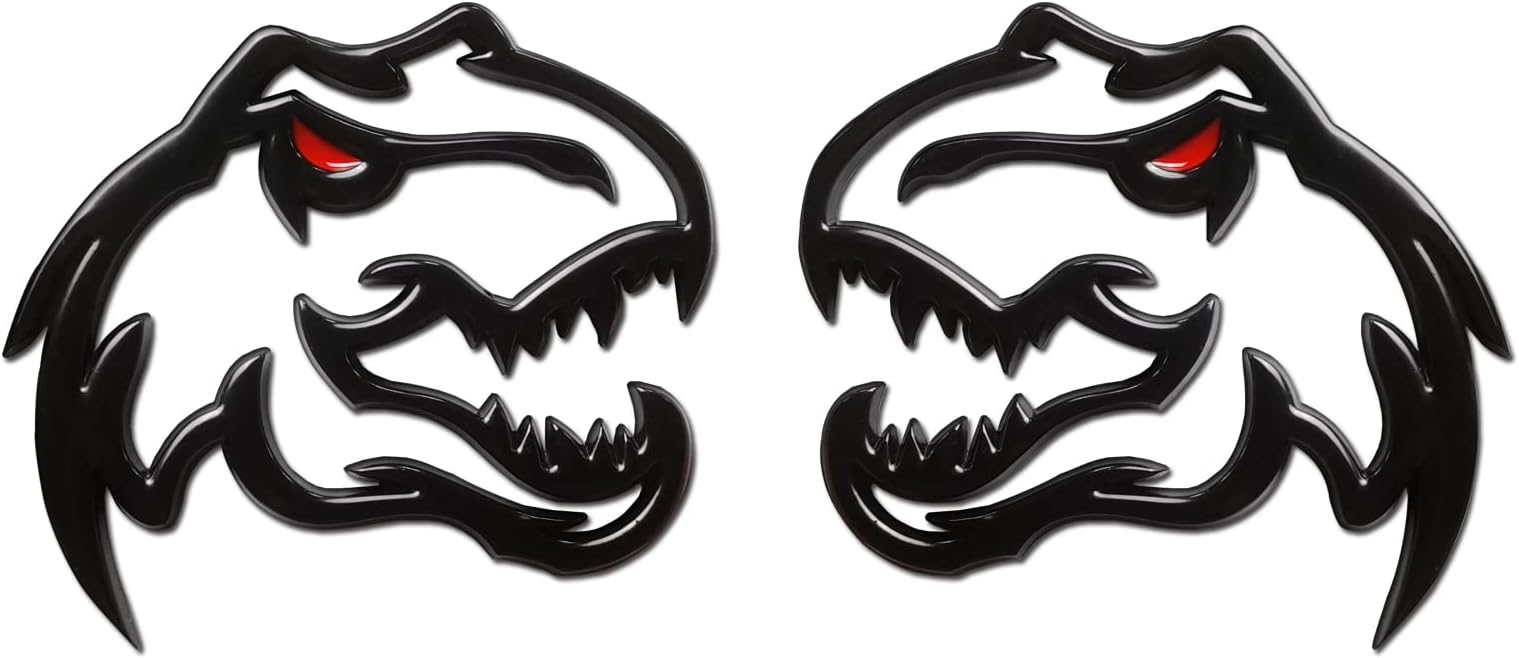 Amazon.com: Factotum MotorSports Custom HELLHAWK Emblem for Trackhawk ...