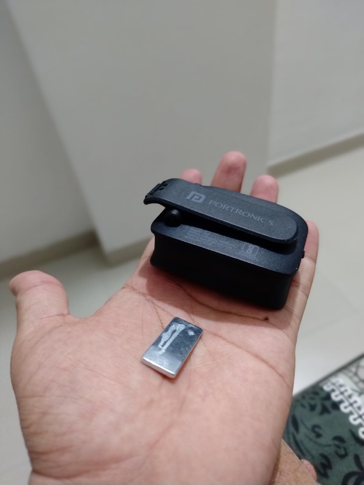 Portronics Talk Five 3W Wearable Bluetooth Speaker with Mic, Spring ...