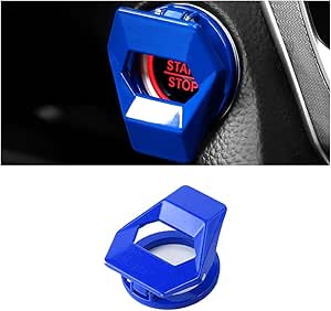 Amazon.com: Car Engine Start/Stop Button Cover, Zinc Alloy Car Push ...