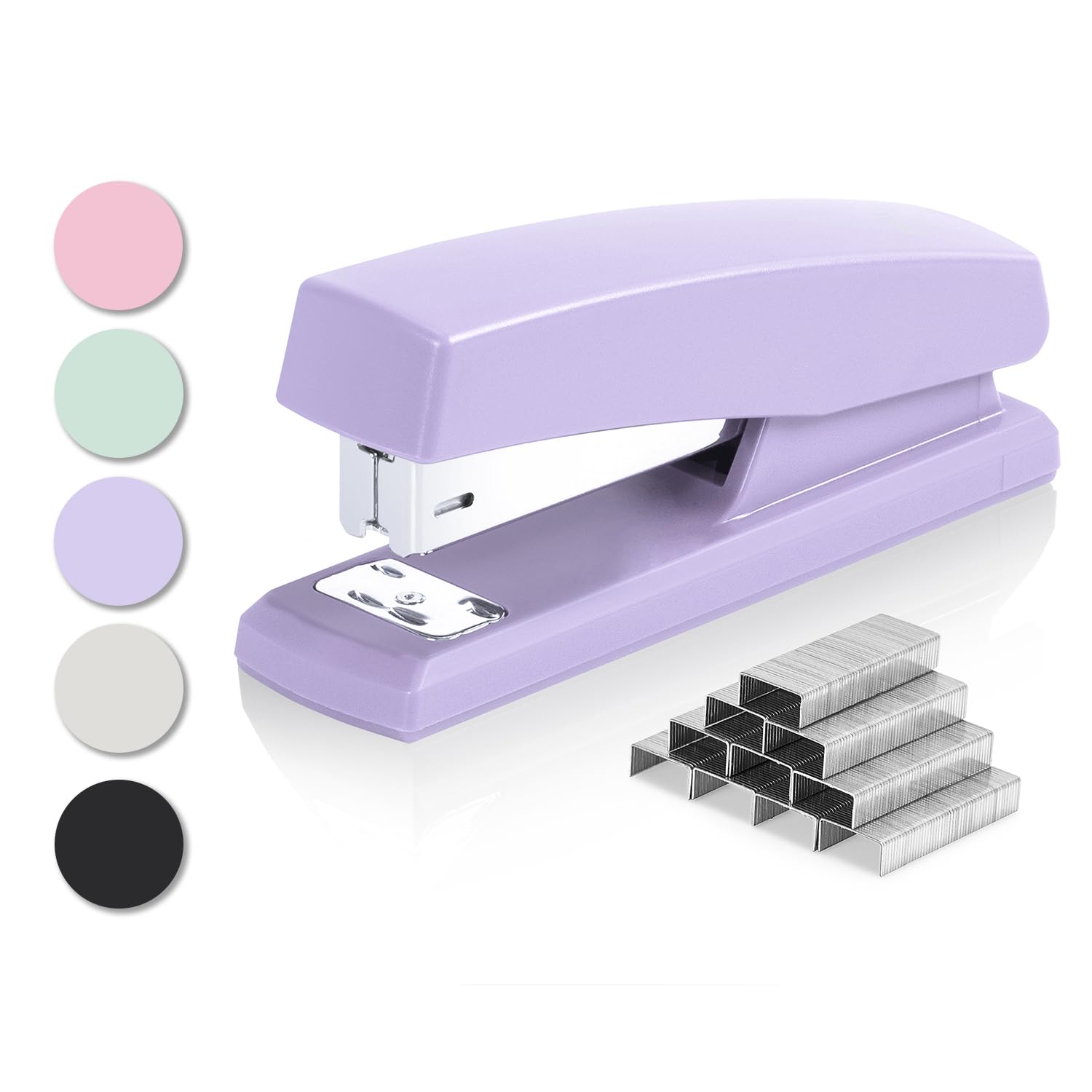 Amazon.com : Deli Stapler, Desktop Staplers with 640 Staples, Office ...