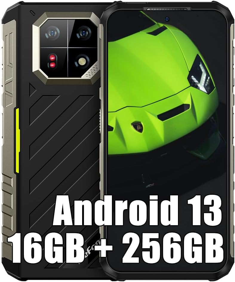 Ulefone Armor X13 Outdoor Smartphone Android 13, 12GB + 64GB/SD-256GB ...
