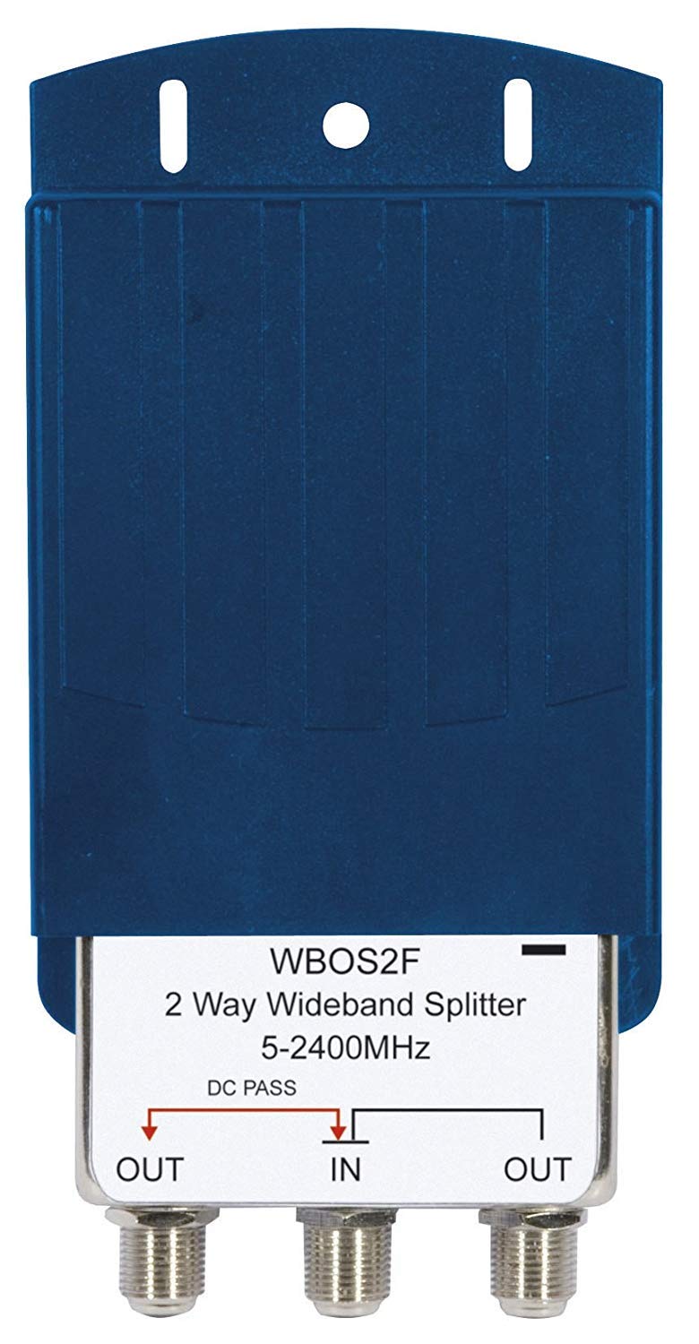 Labgear WBOS2F 2 Way Outdoor TV Aerial Splitter and F plugs: Amazon.co ...