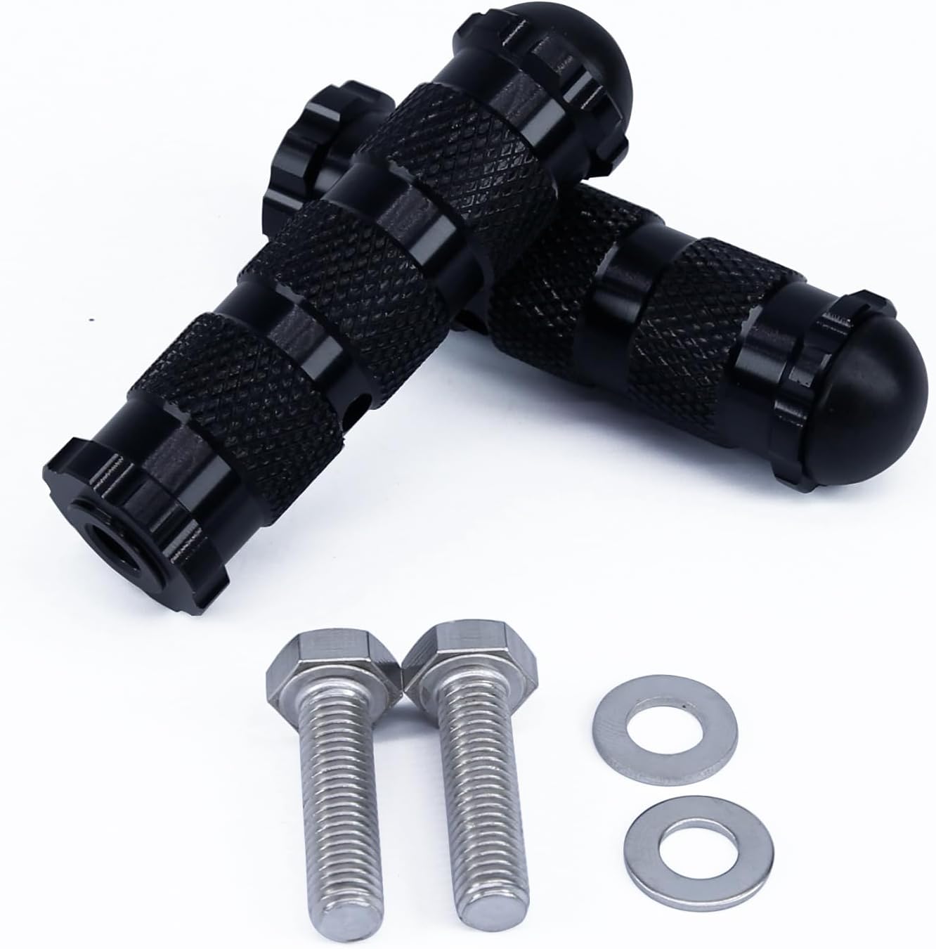 Amazon.com: Caoeal M8 Motorcycle Foot Pegs Universal Passenger Rearsets ...