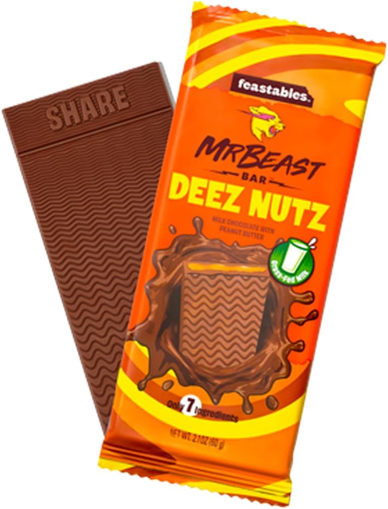 Faestables Okko Super Foods Chocolate Feastables Mr Beast Deez Nuts ...