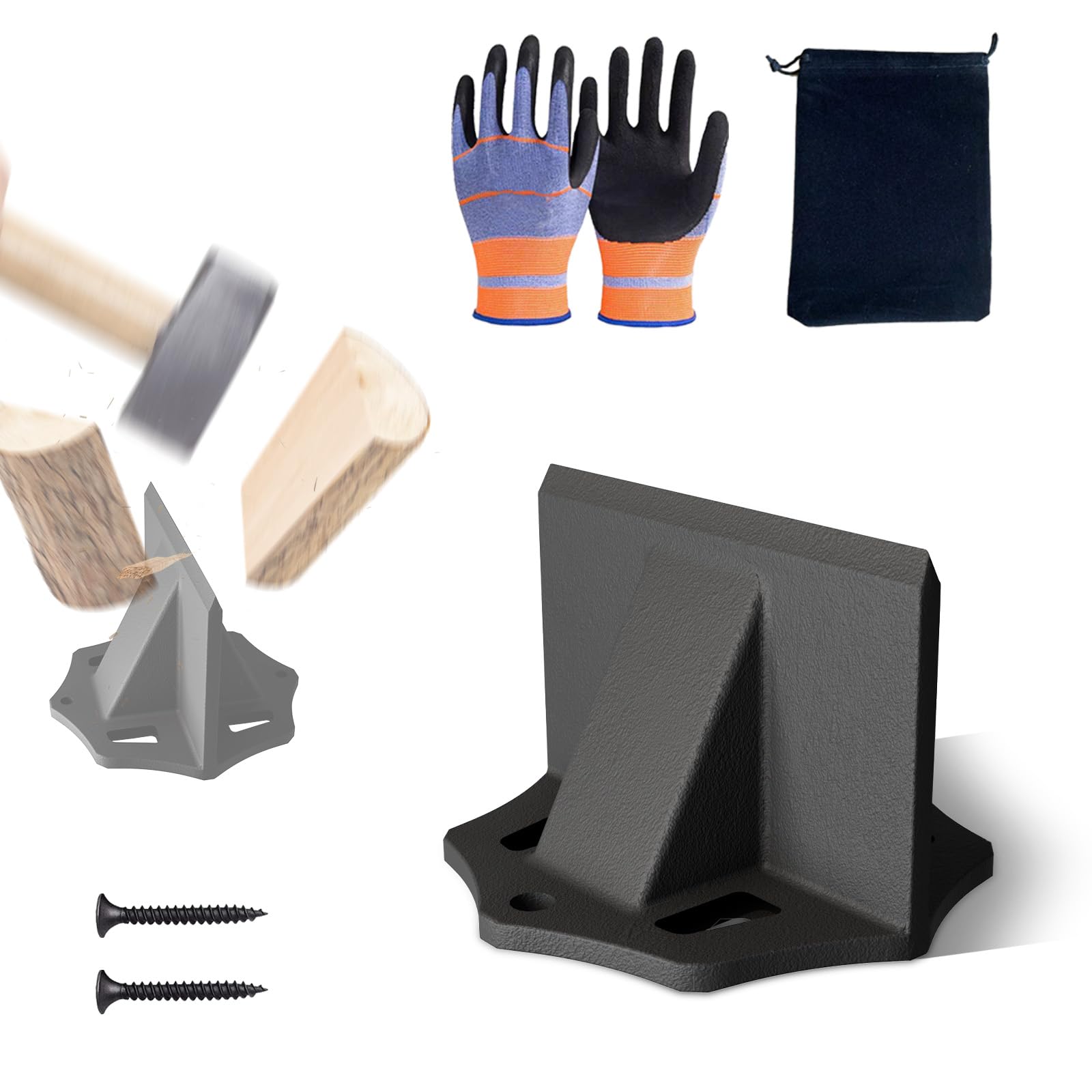 Amazon.com : S&R PLKOP Wood Splitter，Portable Kindling Log Splitting ...