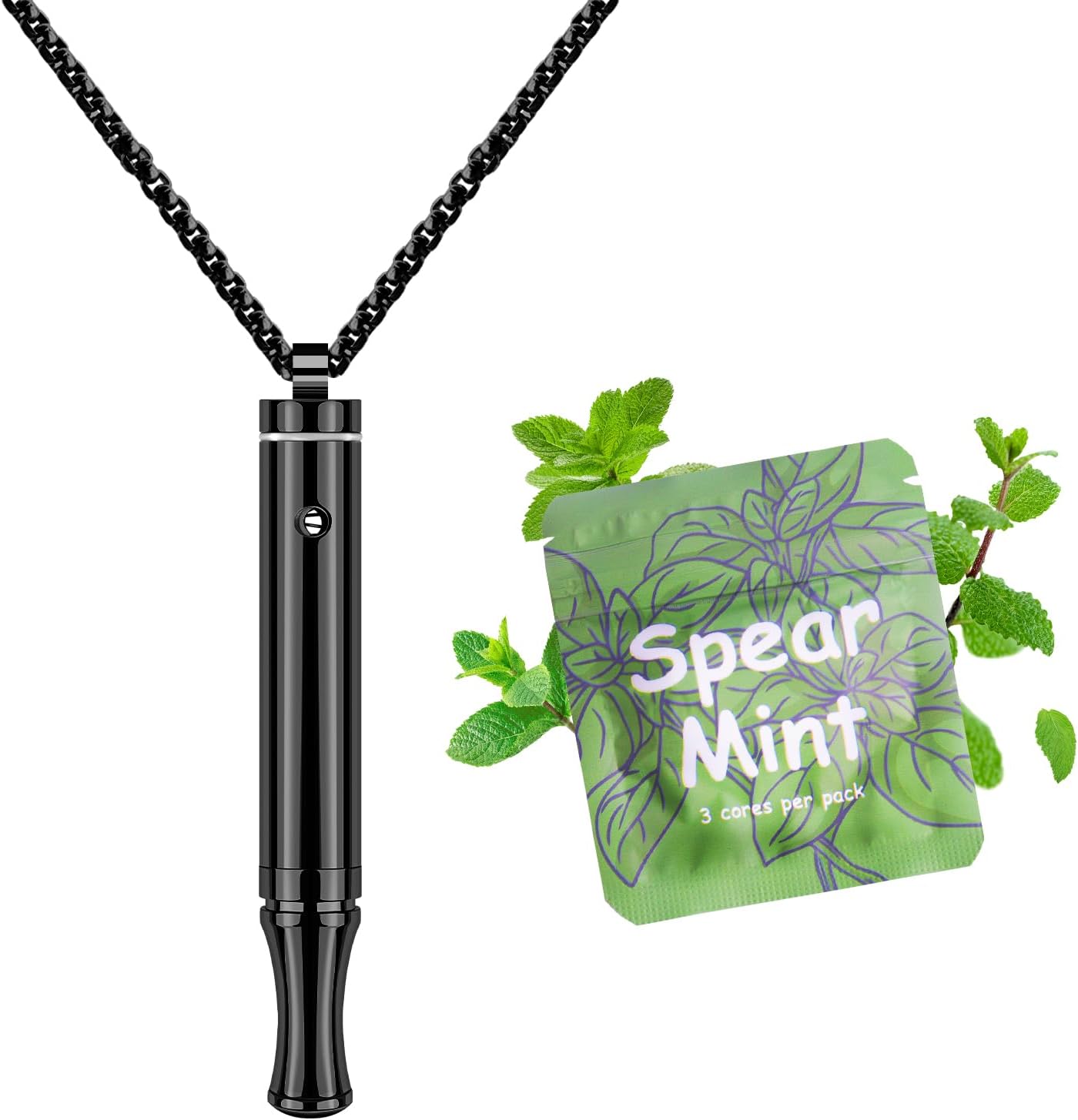 ASTOFLI Quit Smoking Breathing Necklace for Adults - Flavored Stress ...