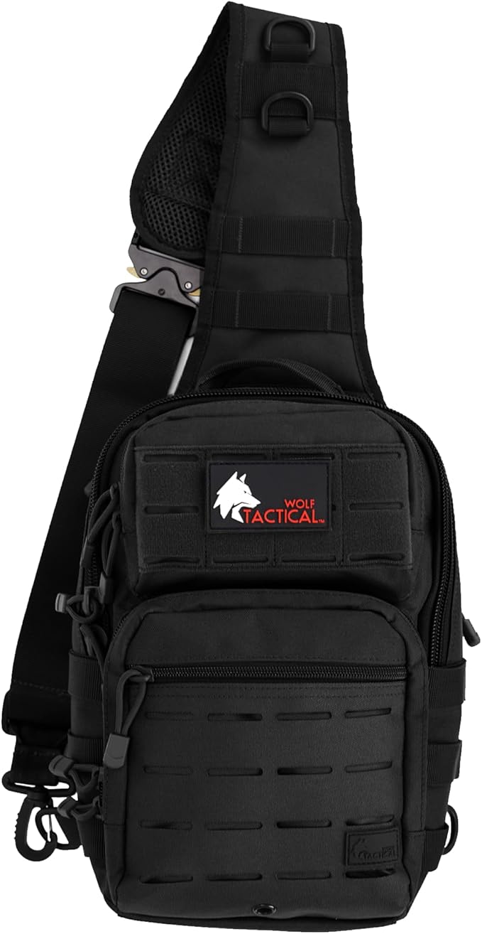 Amazon.com: WOLF TACTICAL EDC Sling Bag - Concealed Carry Shoulder Bag ...