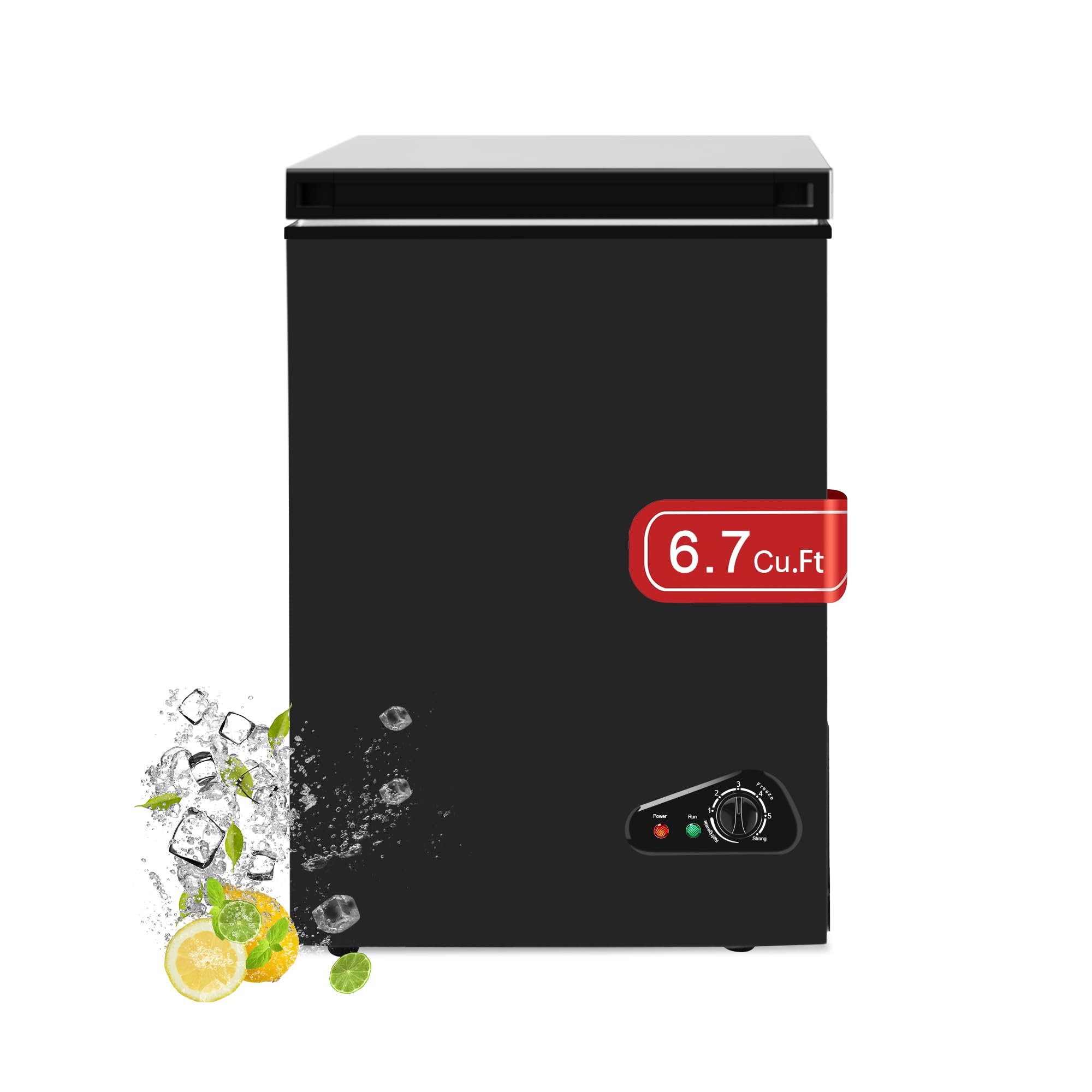 Amazon.com: Tymyp 6.7 Cu.Ft Chest Freezer, Mini Deep Freezer with 2 ...