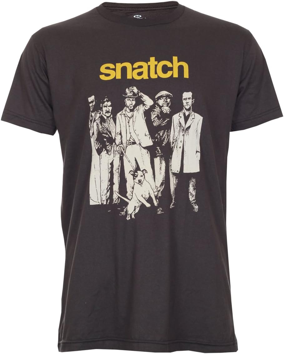 Amazon.com: Lectro Snatch T-Shirt British Comedy Film New Black Tee (XL ...