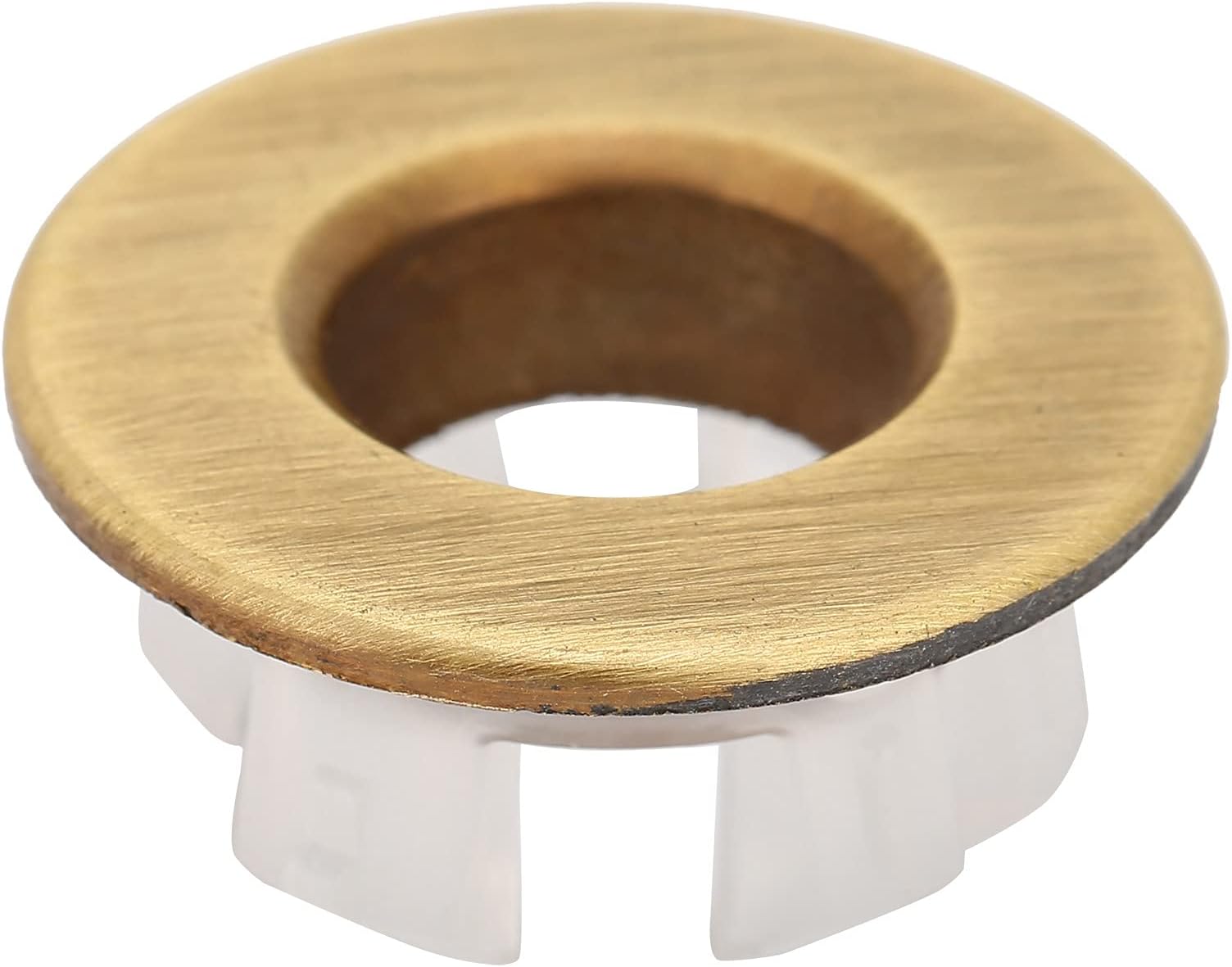Antique Brass Basin Sink Overflow Cover Insert Hole Trim : Amazon.co.uk ...