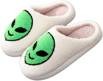 Amazon.com | ULPOCMU Halloween Slippers Alien Cartoon Pattern Slipper ...