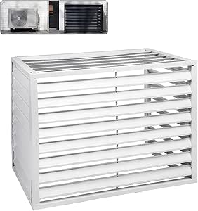 Amazon.co.jp: Air Conditioner Fence, Outdoor Condenser Protective Cover ...
