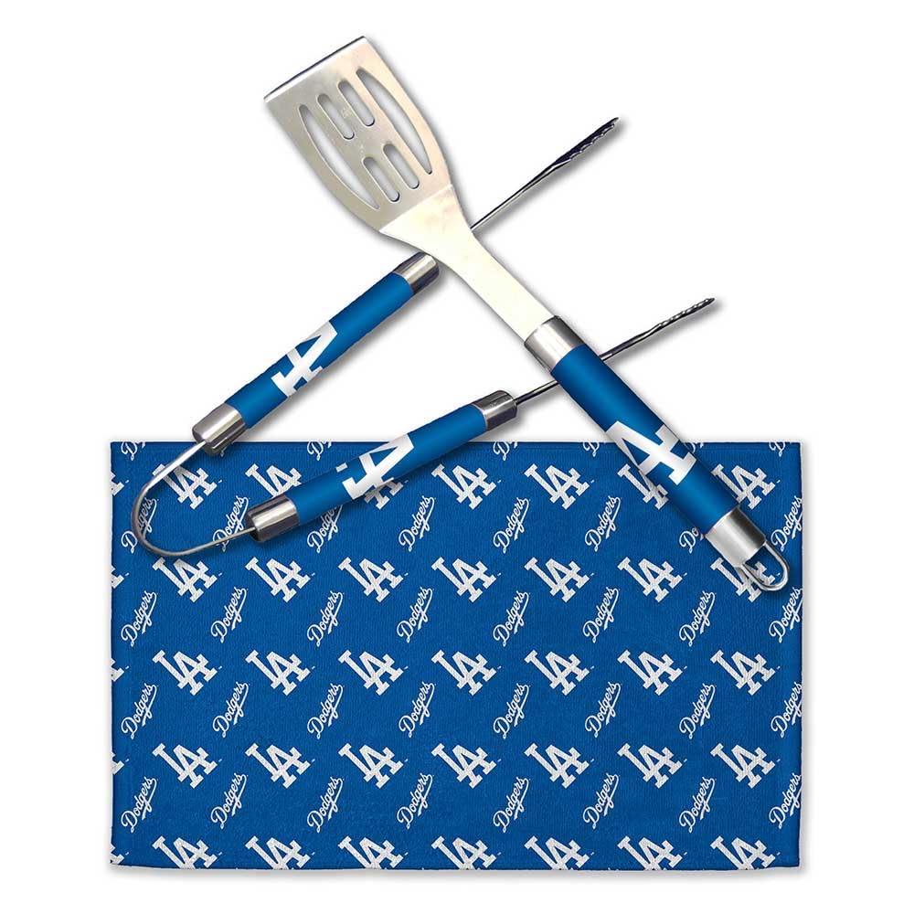 Amazon.com : MLB Dodgers Bbq Grill Utensil Set : Sports & Outdoors
