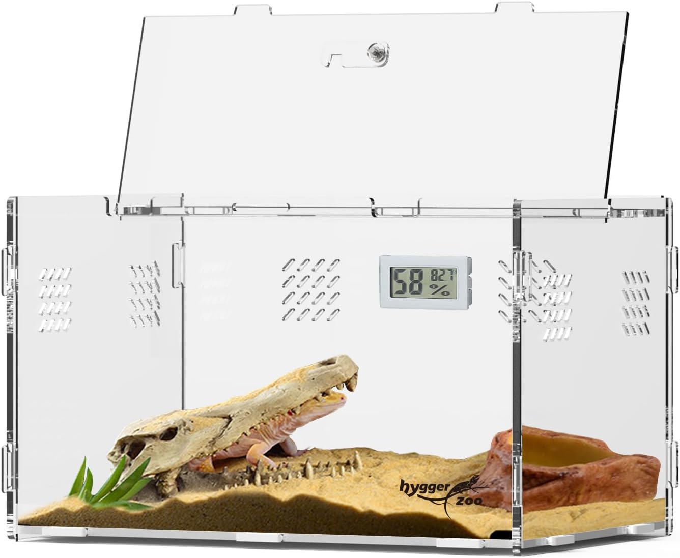 Amazon.com : Hygger zoo Reptile Terrarium Arcylic Horizontal,Tarantula ...