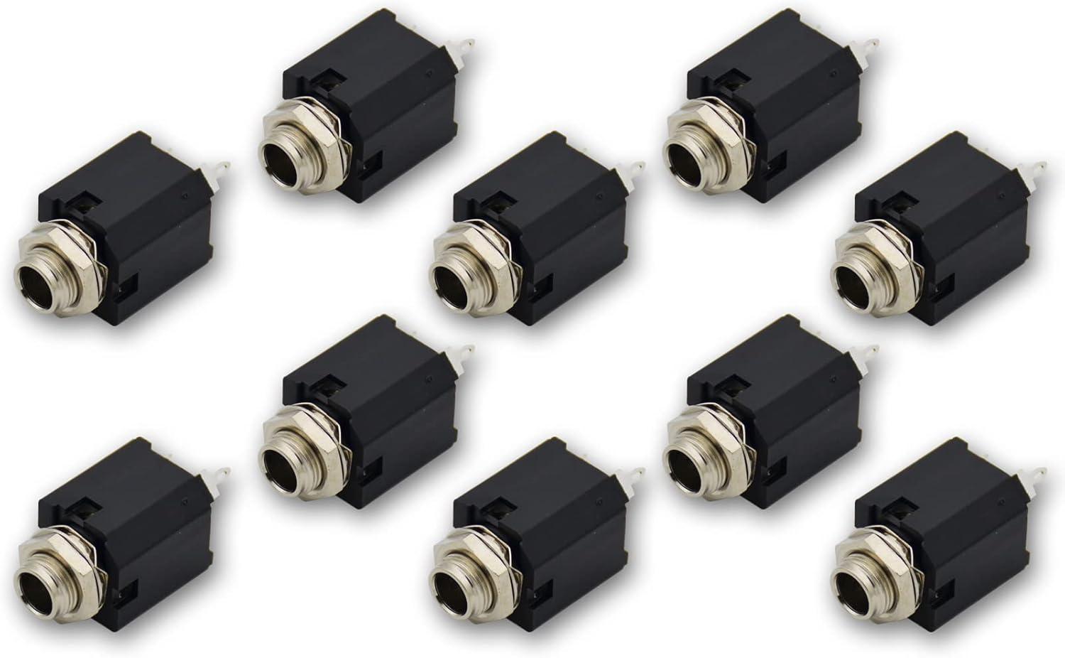 Amazon.com: Czyuntuo Audio 1/4" Jack Female 6.35mm TRS Stereo Panel ...