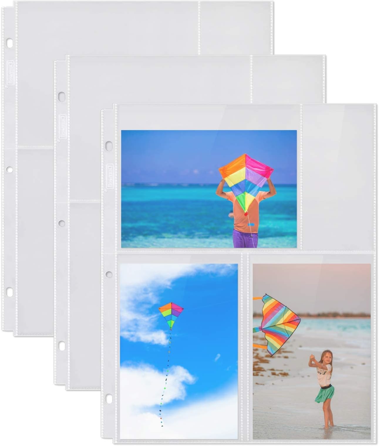 Amazon.com : Better Office Products Photo Album Refill Sheets, 5 x 7 ...