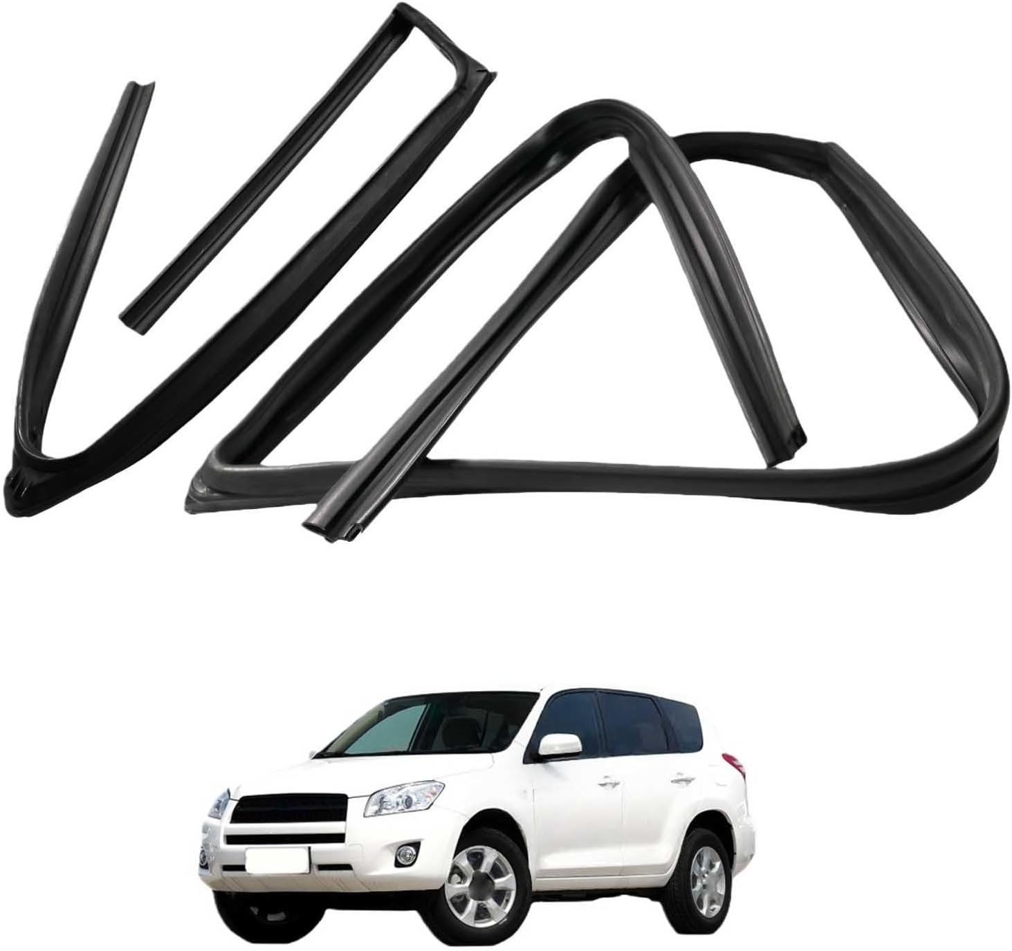 Car Window Channel Seal for Toyota RAV4 2009-2012 OE: 68151/68141/68152 ...