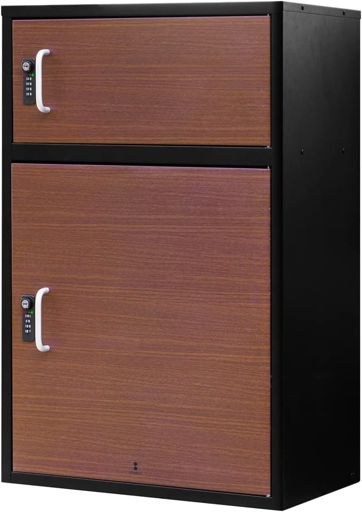 Amazon.co.jp: Yamazen EPB-2 (WD/BK) Desktop Type, Delivery Box, Large ...