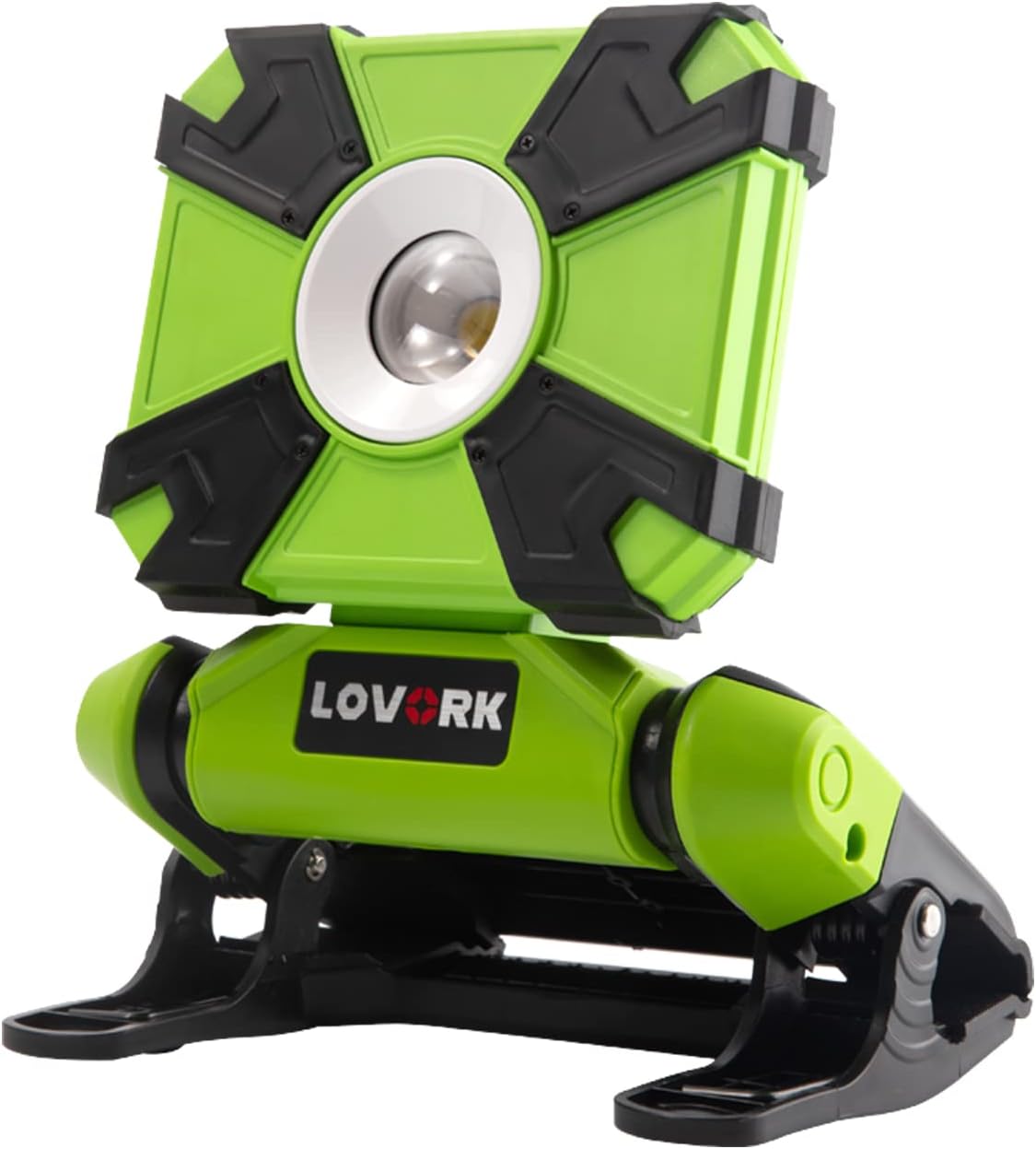 LOVORK LED Rechargeable Work Light,10W COB Portable Clip Cordless Flood ...
