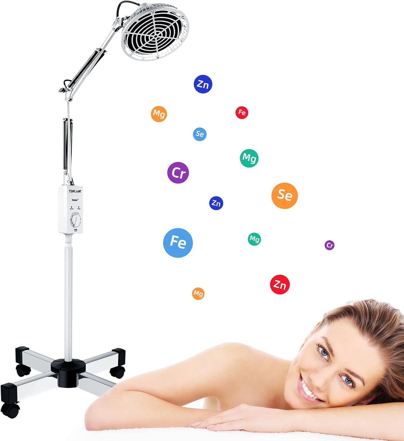 Buy Holsn Infrared Heat Lamp TDP Lamp, TDP Far Infrared Mineral Heat ...