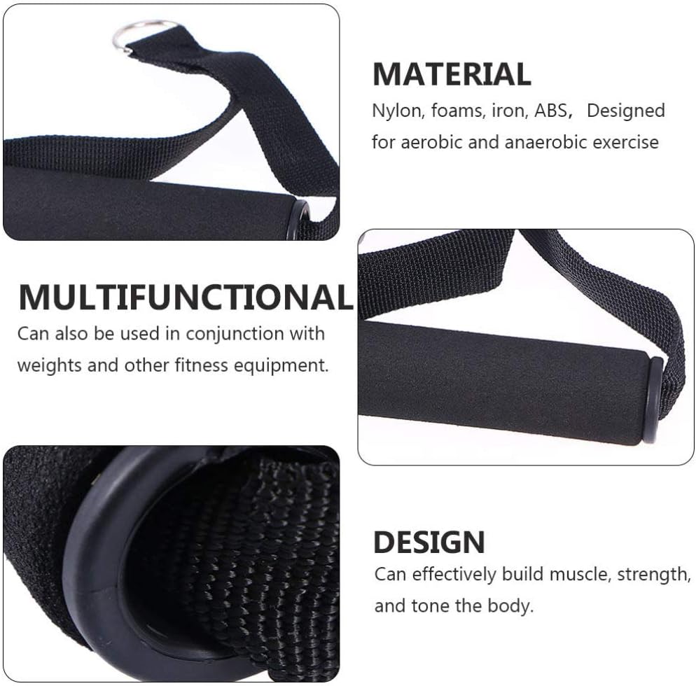 BESPORTBLE 3 Pairs Pulley Handles Heavy Duty Comfortable Exercise ...