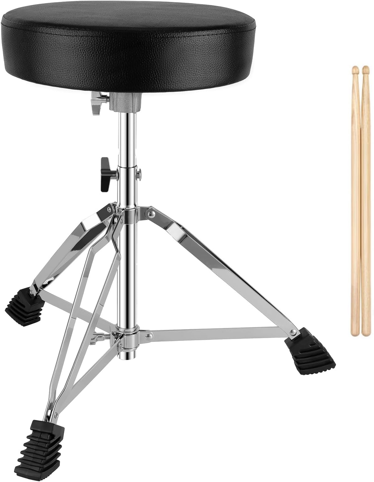 Amazon.com: TENTOTEN Drum Throne Drum Stool Adjustable Height, 2.75in ...
