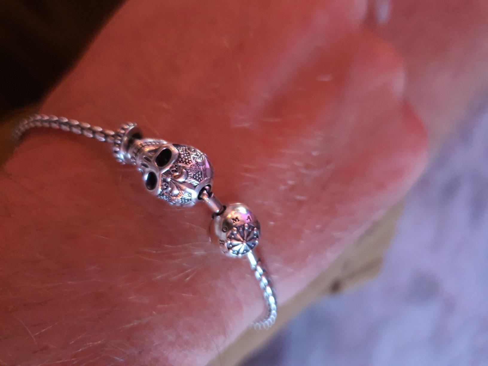 Thomas Sabo Unisex Bead Skull Karma Beads 925 Sterling Silver K0239-637 ...