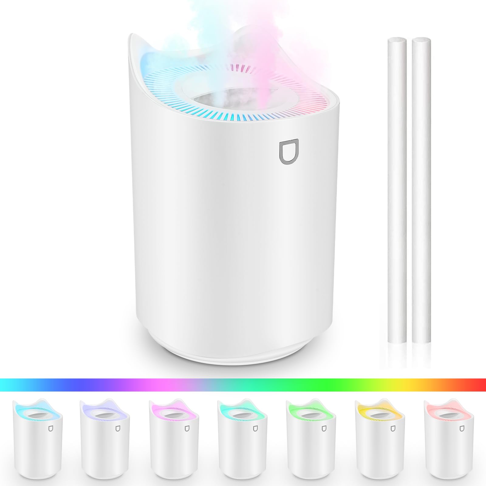 LYtech 3L Humidifier, Humidifier for Bedroom Baby, 20H Last, Air ...