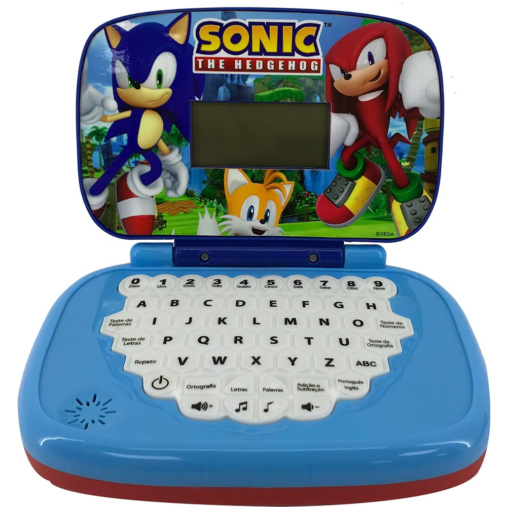 Minigame Laptop Sonic Bilingue - Candide : Amazon.com.br: Brinquedos e ...