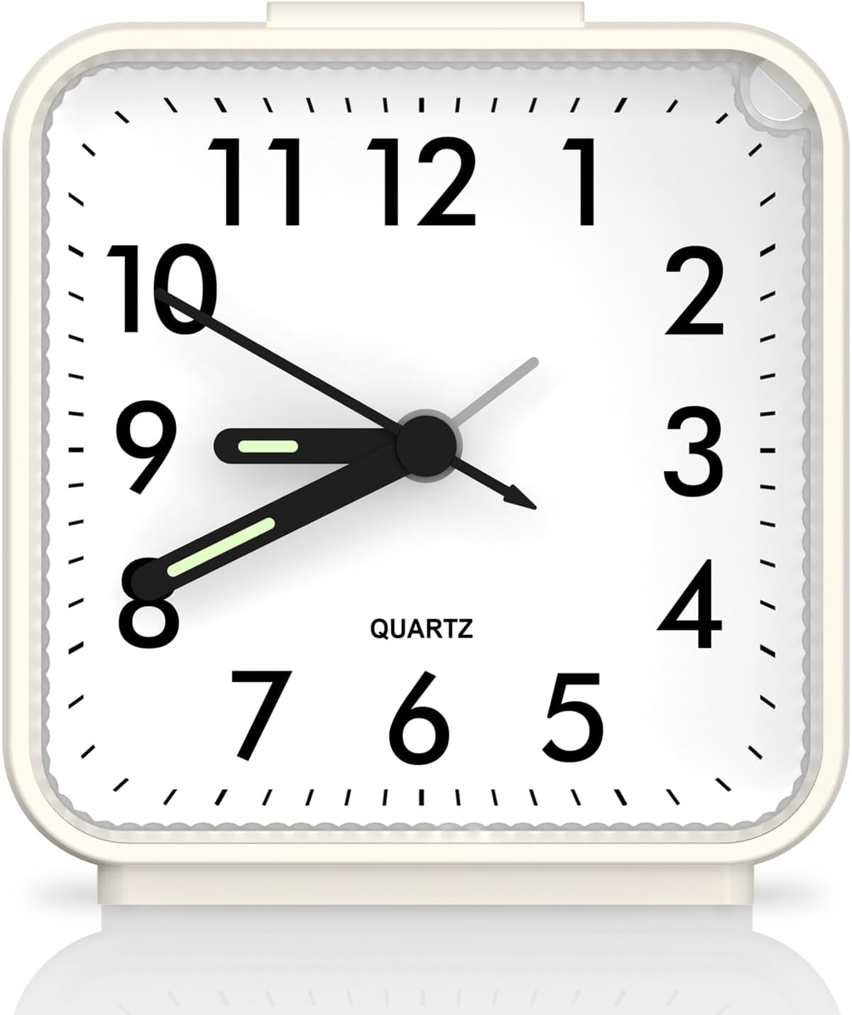 Brifit Silent Alarm Clocks Bedside, Battery Powered Non Ticking Table ...