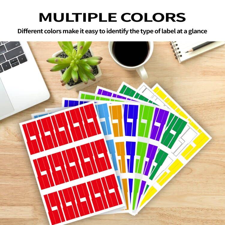 Snapklik.com : 270 PCS Cable Labels, 9 Colors Waterproof Cable Tags ...