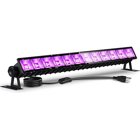 36W Black Light Bar IP66 Waterproof Blacklights with 6FT Cord+Plug ...