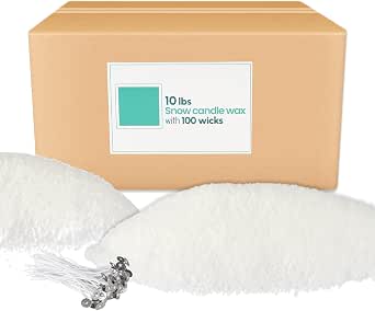 Amazon.com: ECLHTLNY 10LB DIY Snow Pearled Candle- Powder Candle Making ...