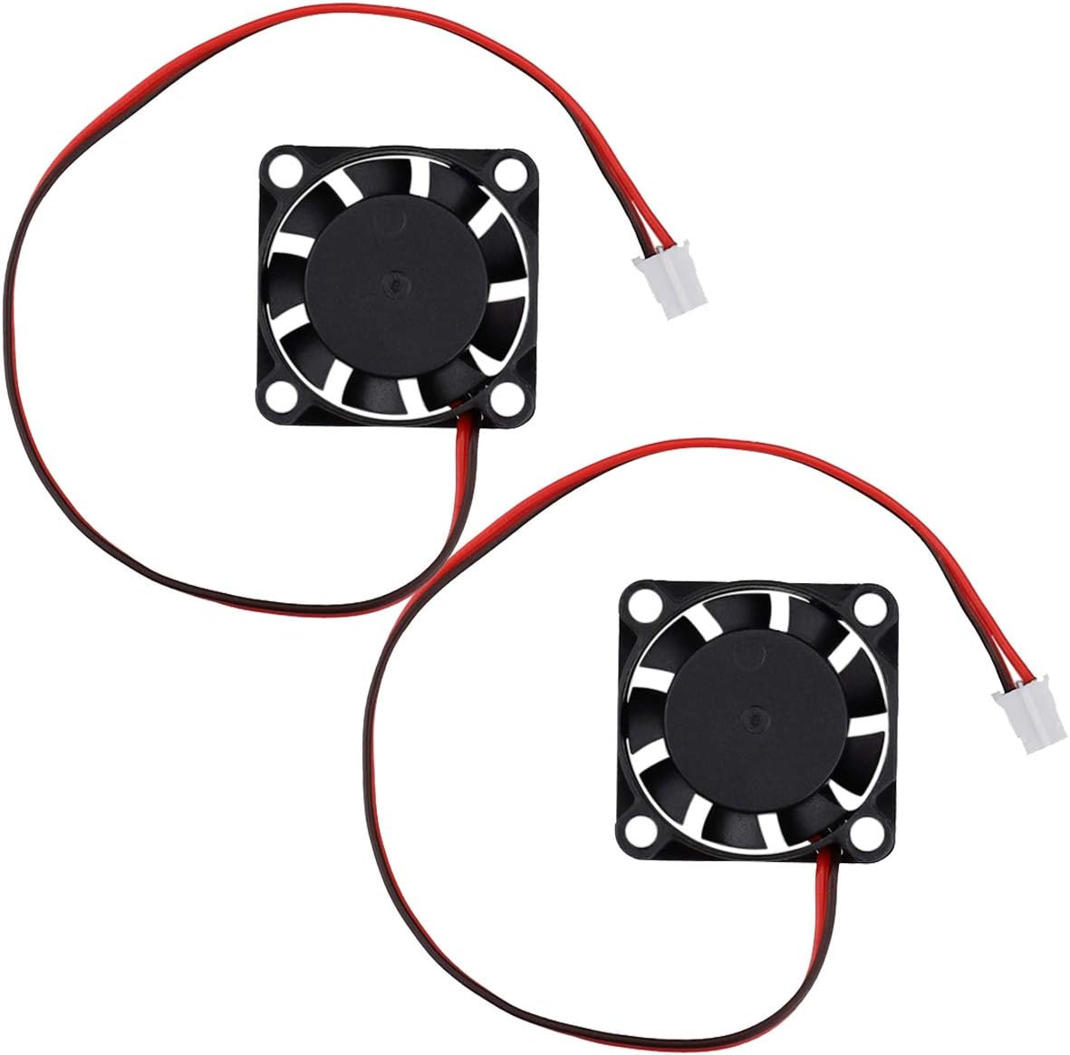 Amazon.com: GDSTIME 2 Pack 25mm 5V Fan - Mini 25x25x7mm 2-Pin Brushless ...
