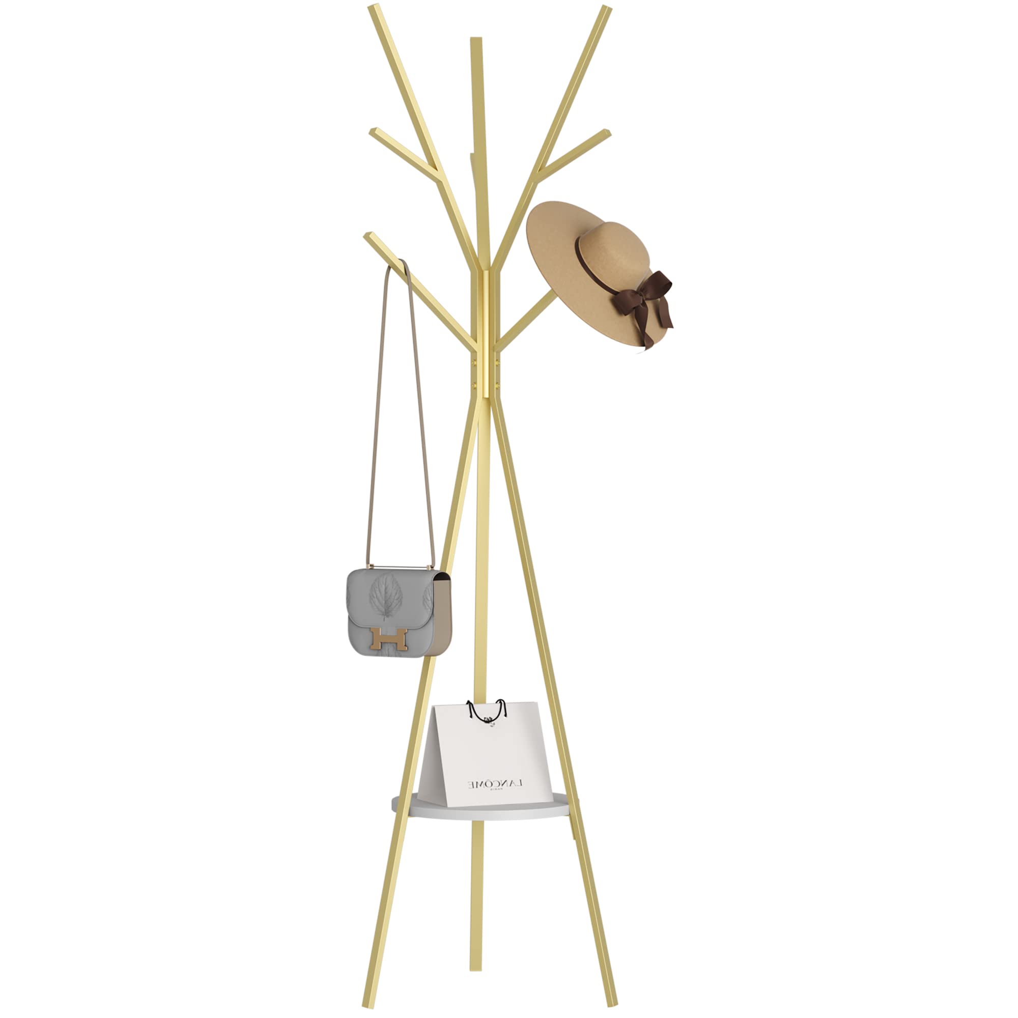 Snapklik.com : Coat Rack Hat Stand Free Standing Display Hall Tree ...