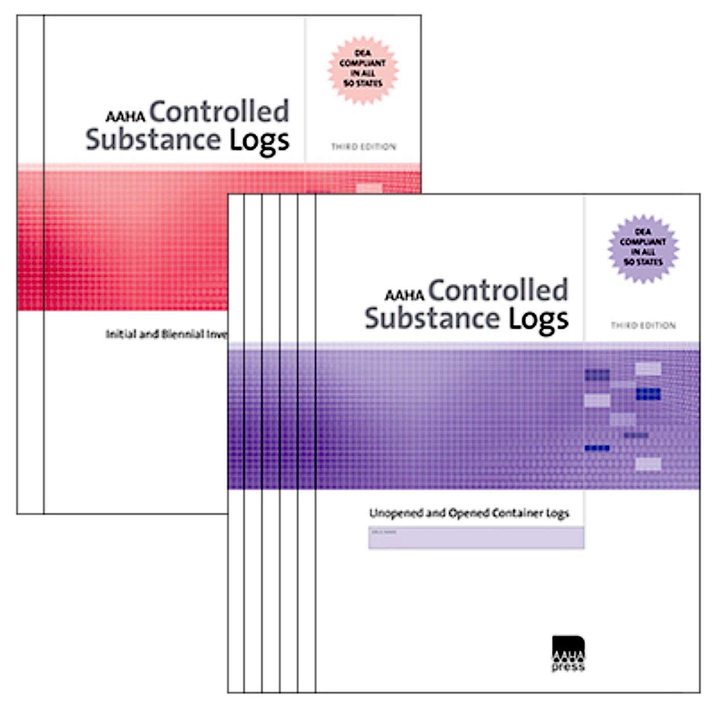 Amazon.com: AAHA Controlled Substance Logs/Forms Set: 9781583262900 ...